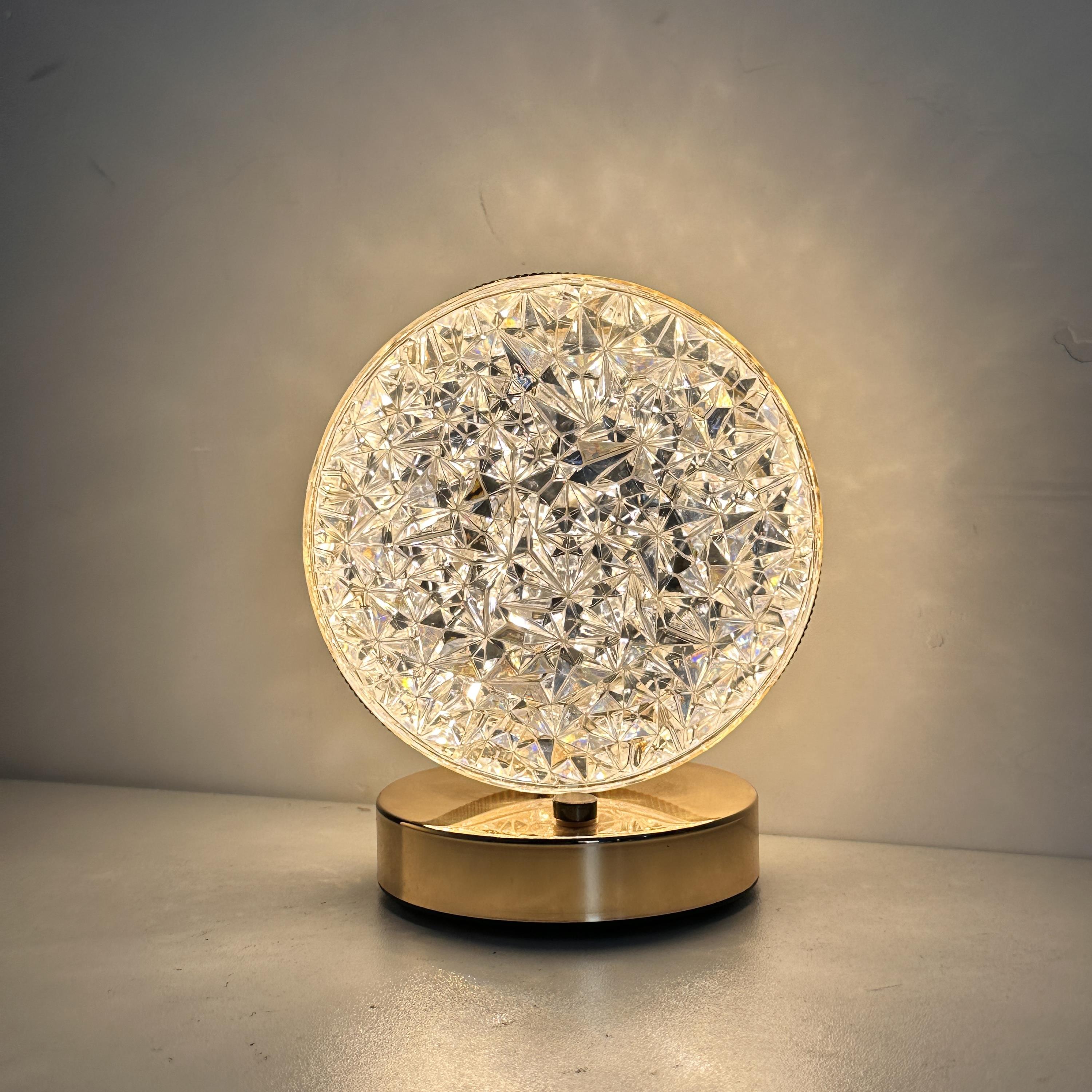 LAX Gadgets Night Light Circle LED Crystal Lamp | HSN