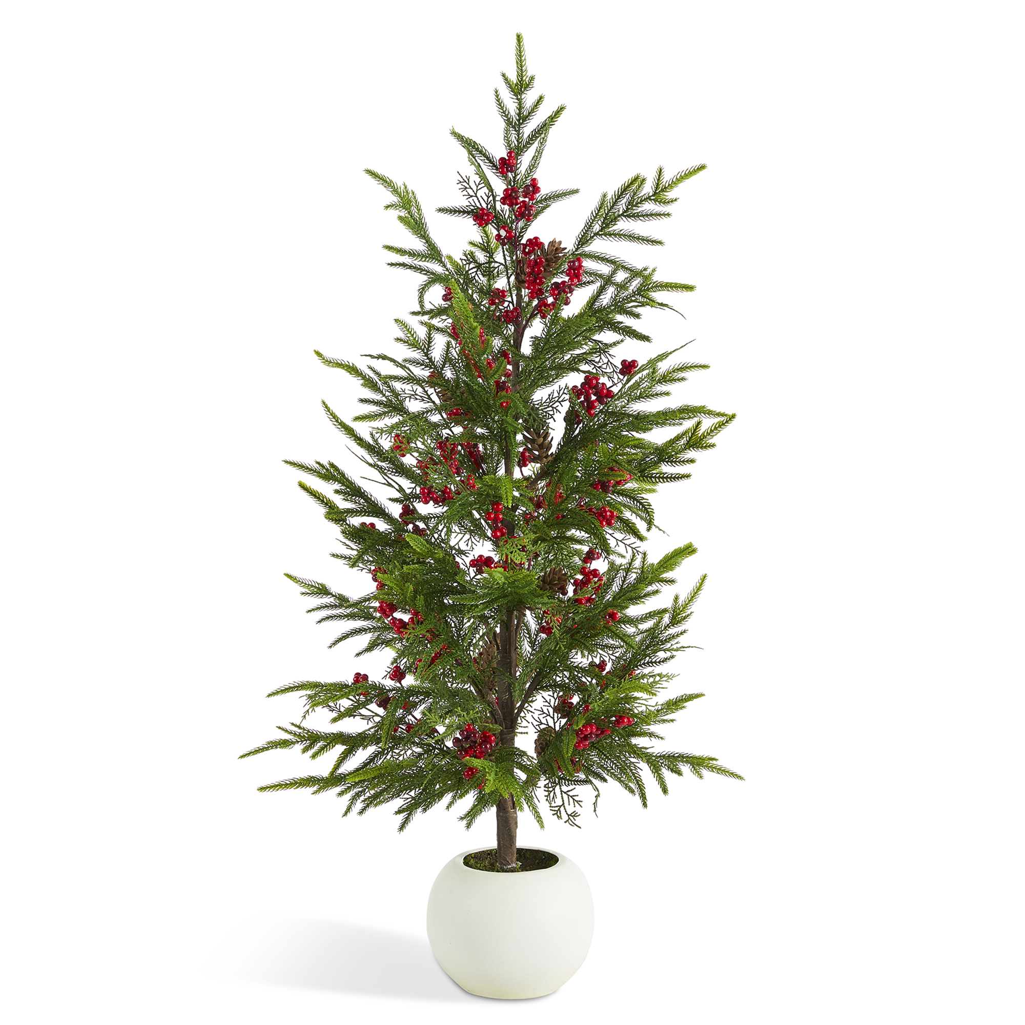 37.5"H Christmas Greenery PE Dripping Pine Porch Tree | HSN