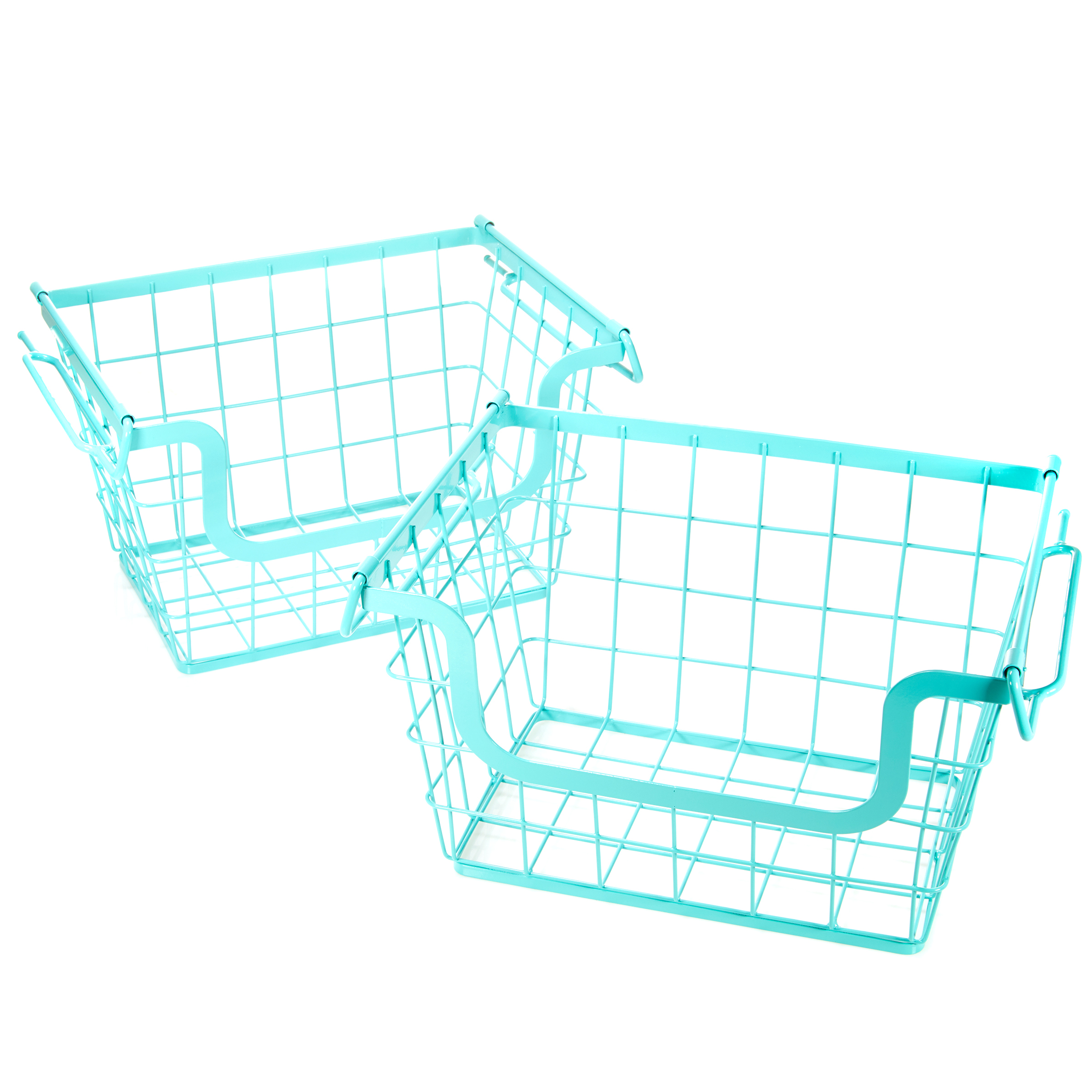 Origami 2-pack Metal Stacking Baskets - 8540446 | HSN