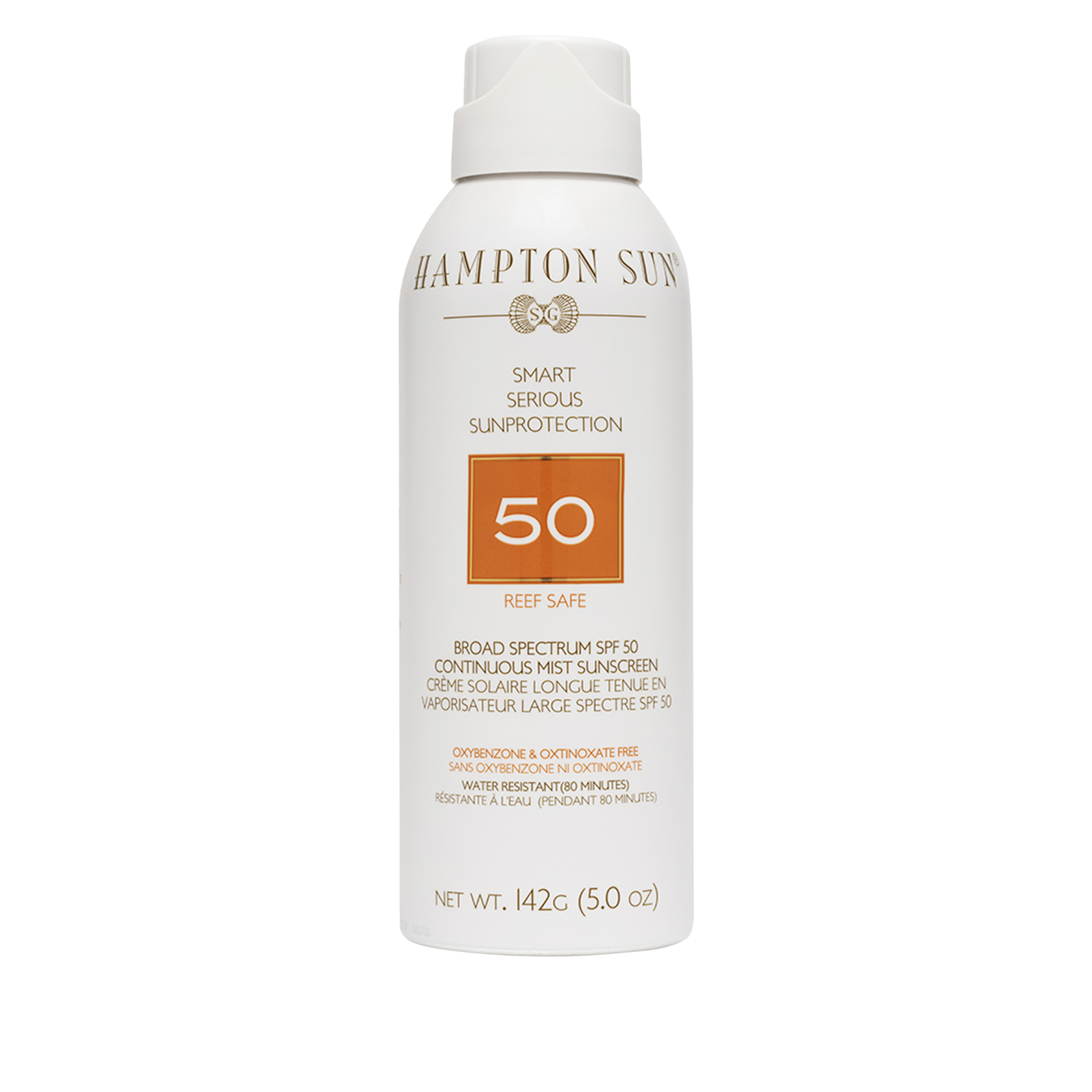 Hampton Sun Broad Spectrum SPF 50 Continuous Mist Sunscreen - 8725748 | HSN