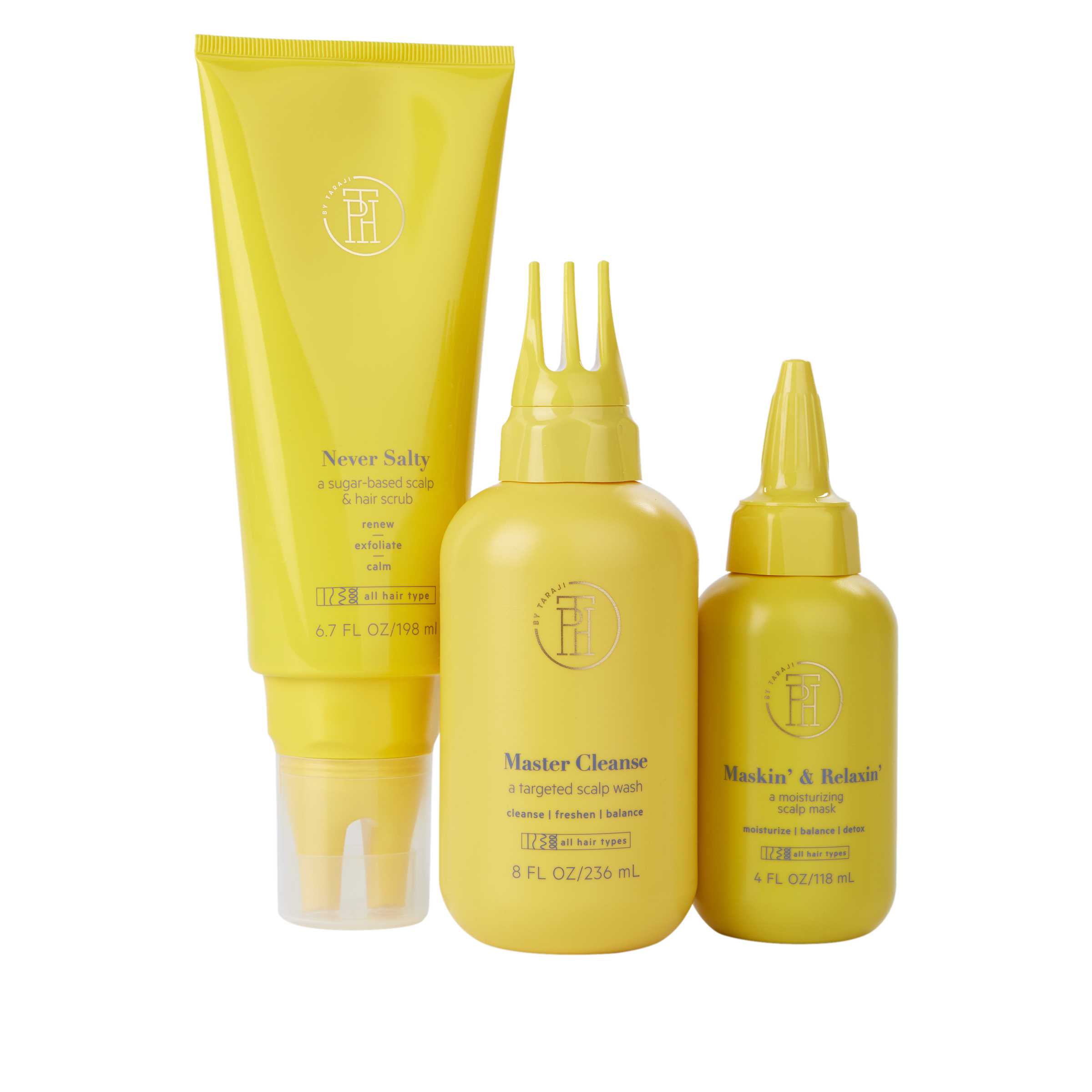 TPH by Taraji 3-piece Full Scalp Treatment Set | HSN