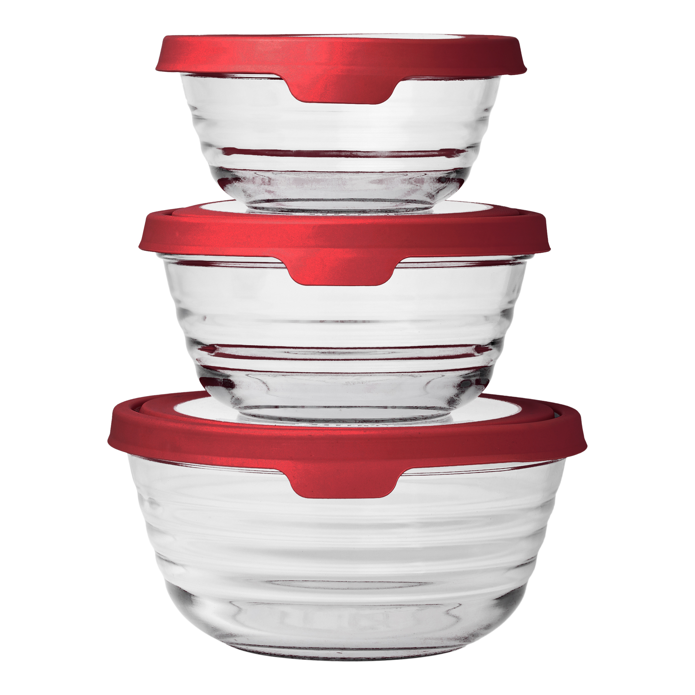 Anchor Hocking 6-piece TrueSeal Mix, Prep & Store Glass Bowl Set ...