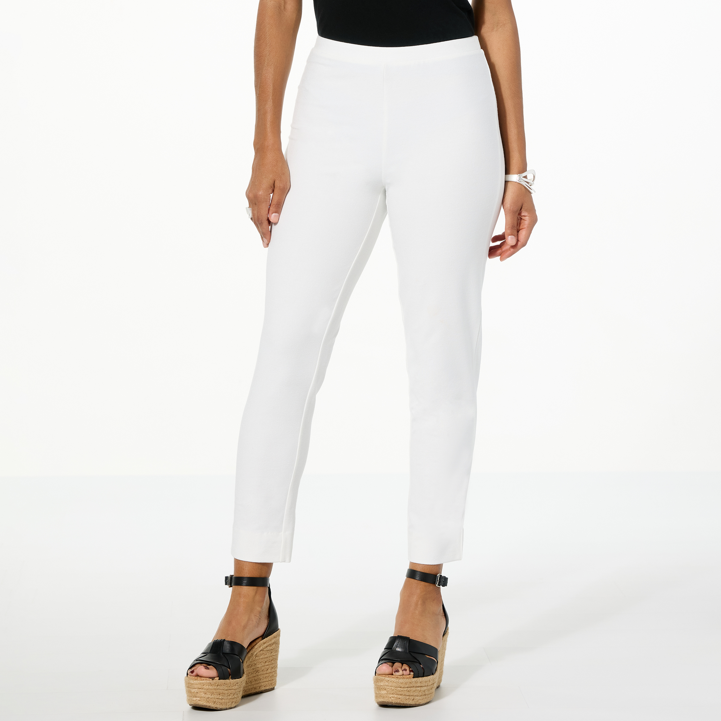 WynneLayers Essential Crepe Knit Clean Pant - 22618396 | HSN