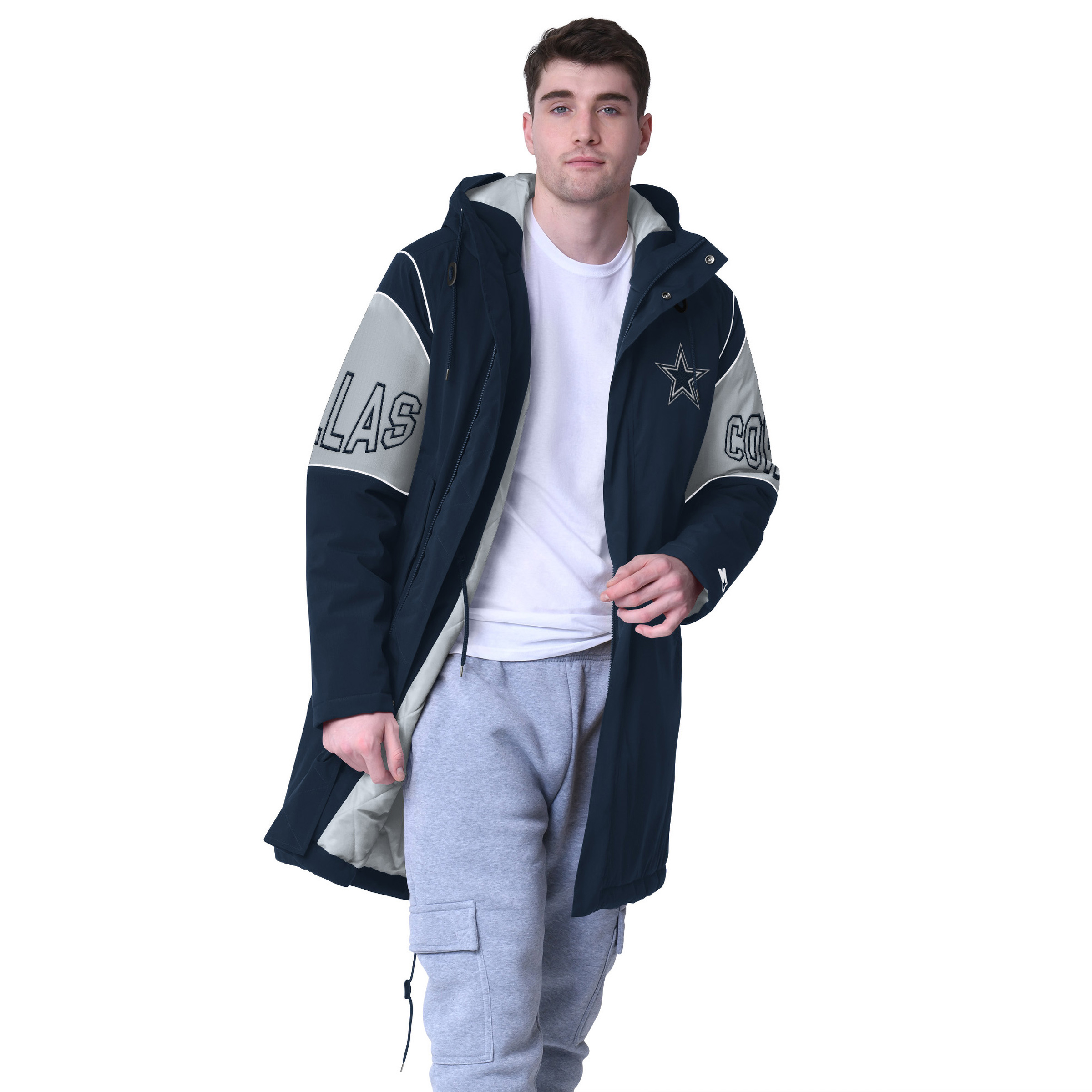 Dallas Cowboys Officially Licensed NFL Men's Starter Stadium Parka | HSN
