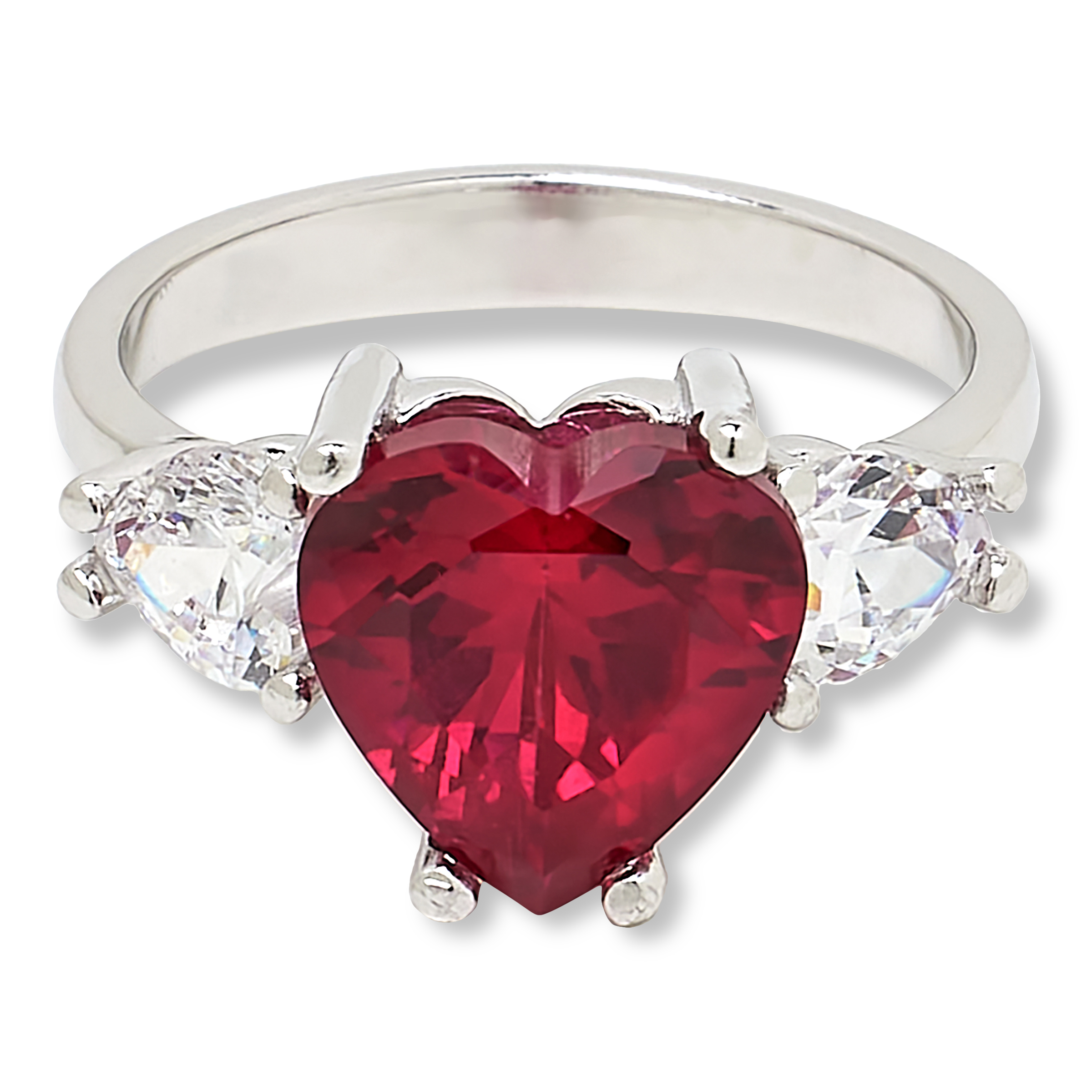 Radiance by Absolute™ x Katharine McPhee Sterling Silver Heart Ring | HSN