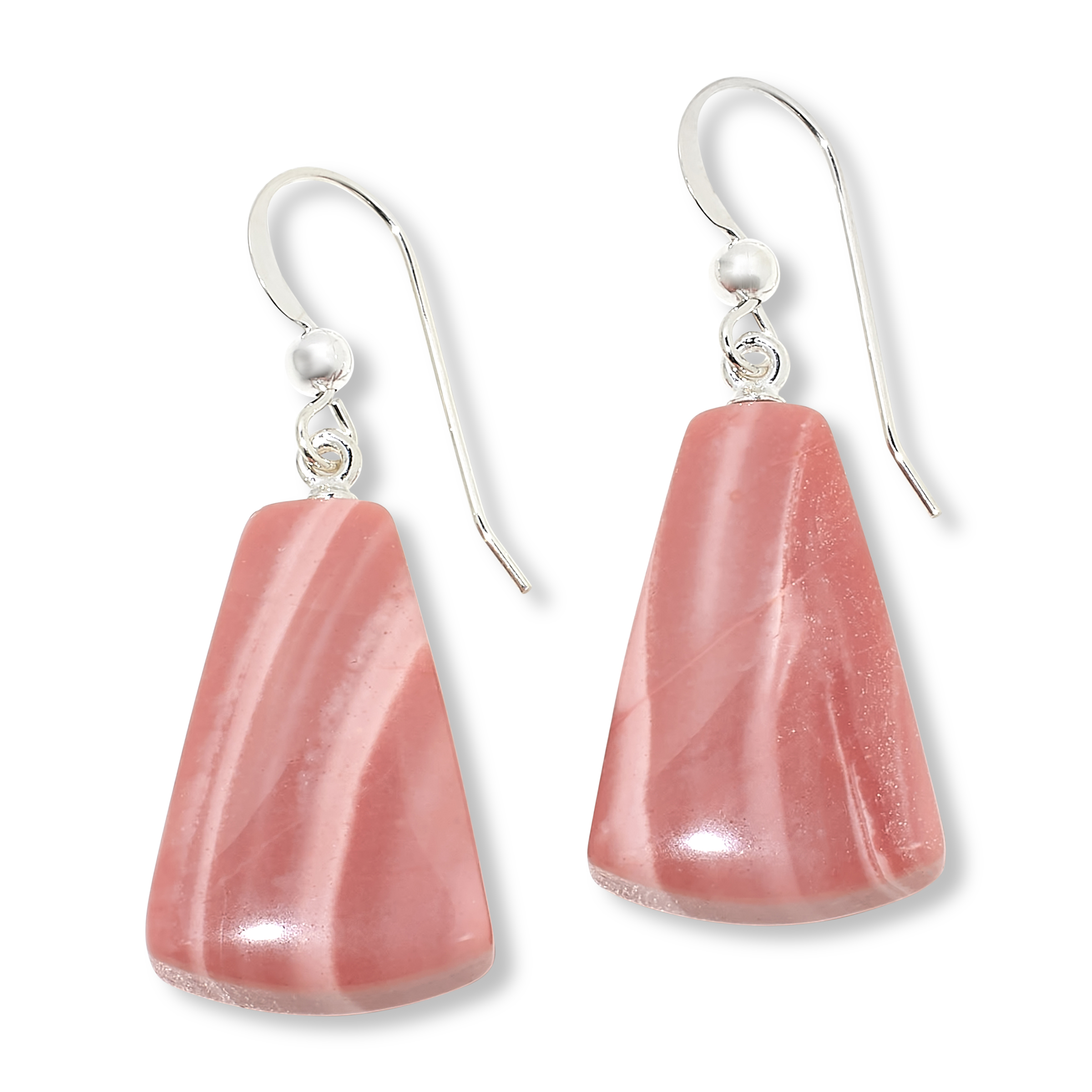 Jay King Sterling Silver Australian Pink Opal Drop Earrings - 23430540 ...