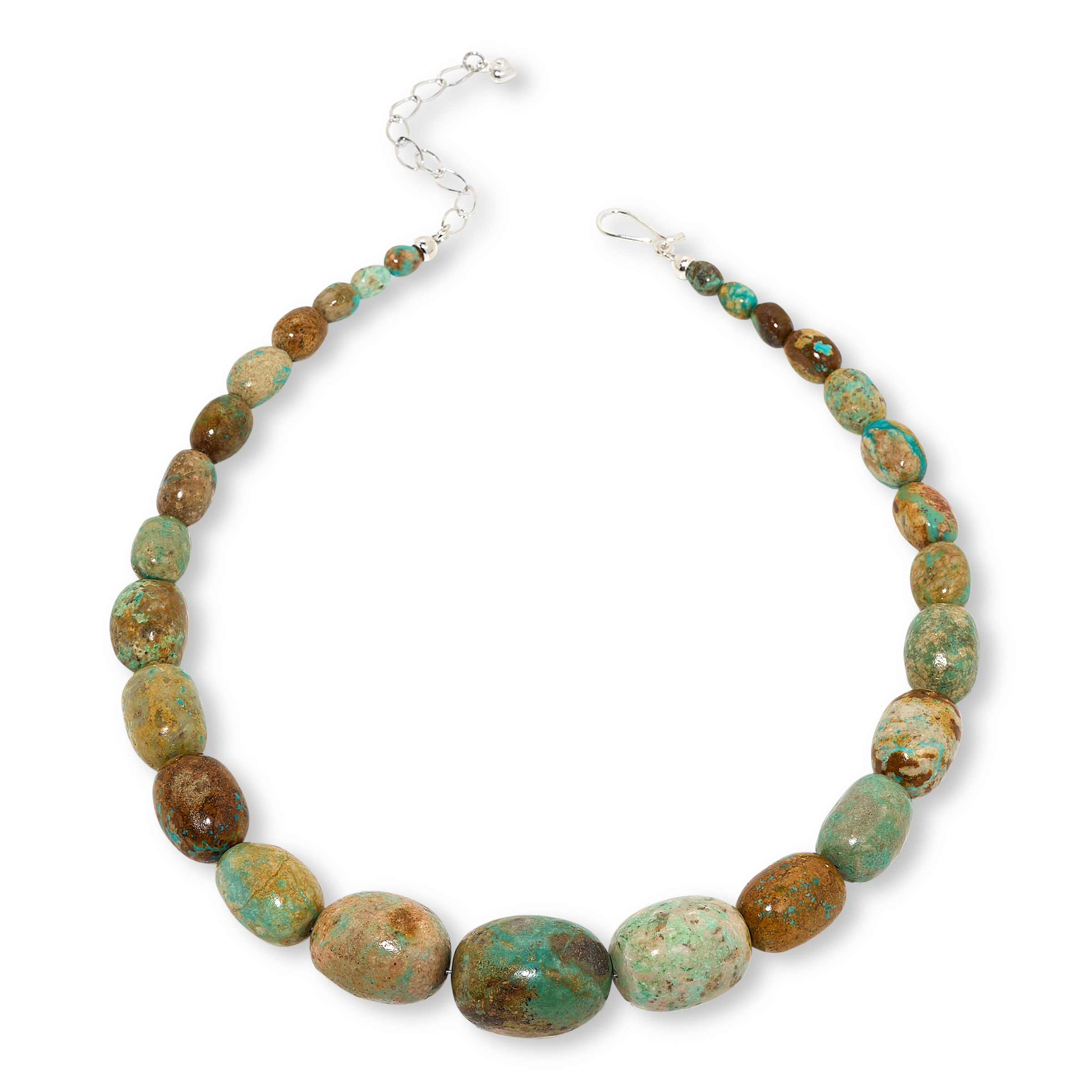 Jay King Multicolor Sacred Cloud Mountain Turquoise Nugget Necklace | HSN