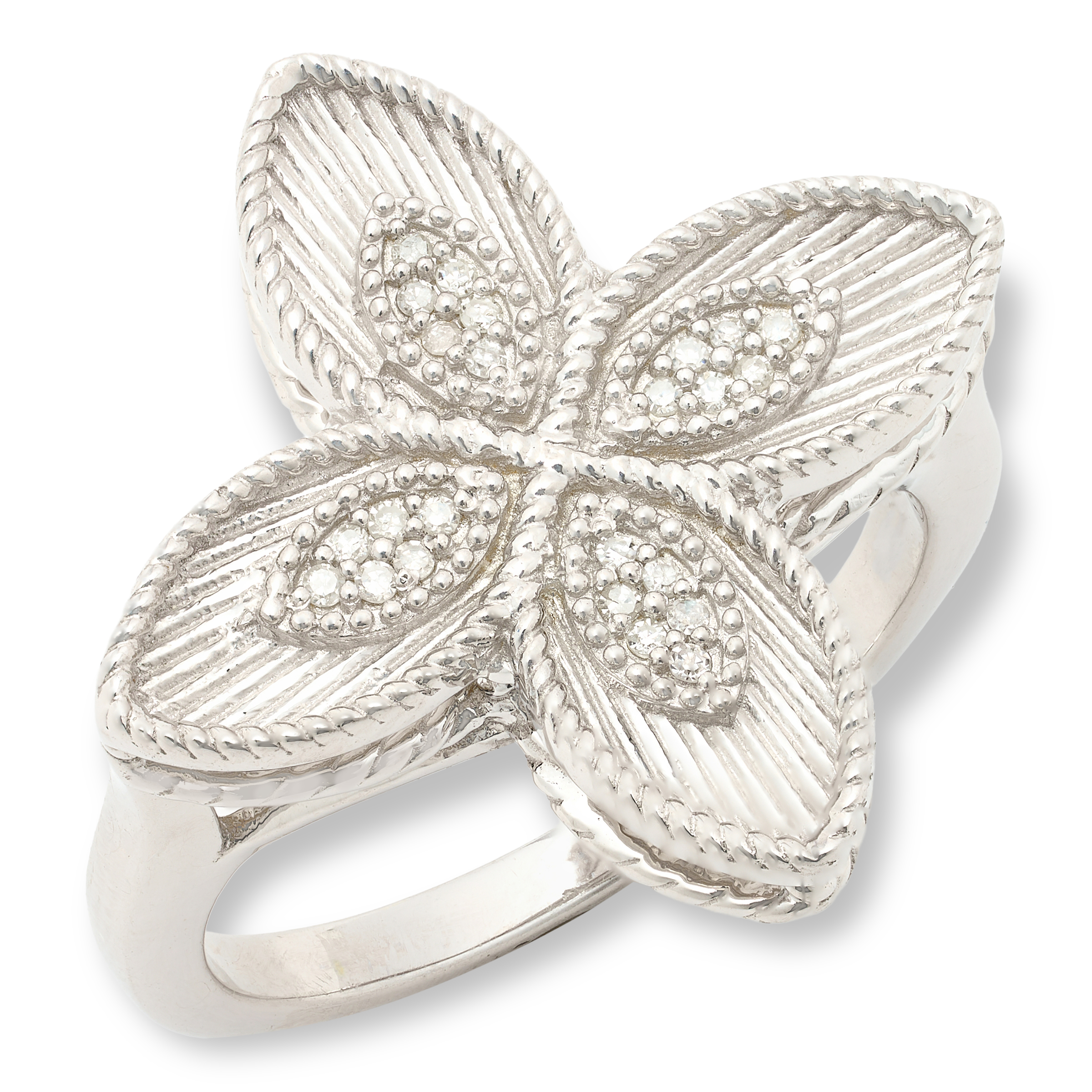 Colleen Lopez Sterling Silver Diamond Accent Ring | HSN