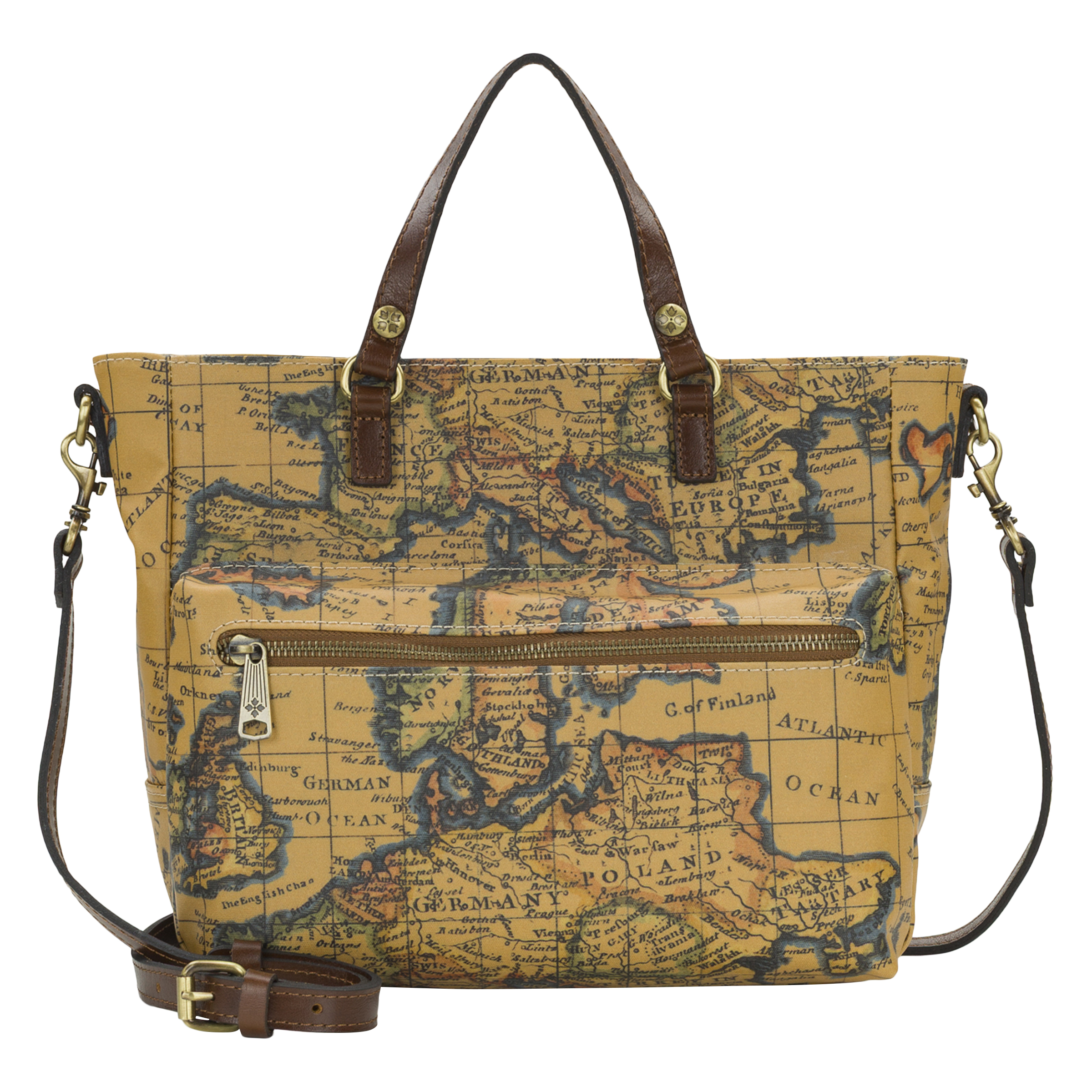 Patricia Nash Maeva Coated Canvas Crossbody Handbag | HSN