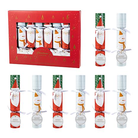 8-pack Christmas Santa and Snowman Party Cracker with Gift Contents ...