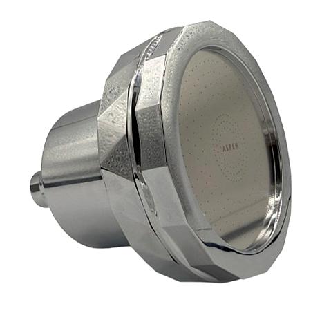 AquaGlo by Aspen Showerhead with 2 Filters | HSN