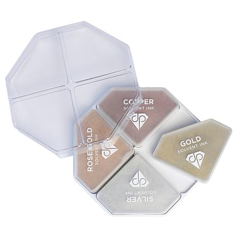 Diamond Press Metallic Inks - 4-pack - 23591468 | HSN