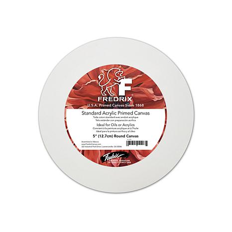 FREDRIX 5" Round Stretched Canvas 5 - Pack of 3 - 23438854 | HSN