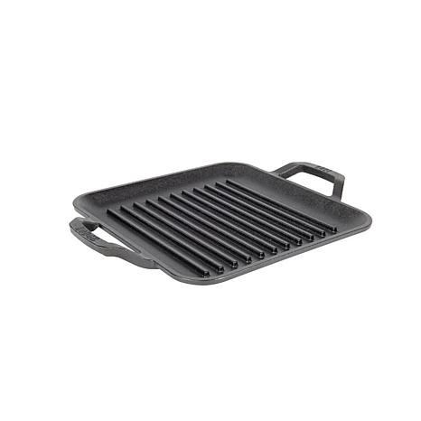 Lodge Chef Collection 11" Cast Iron Square Grill Pan - 20097696 | HSN