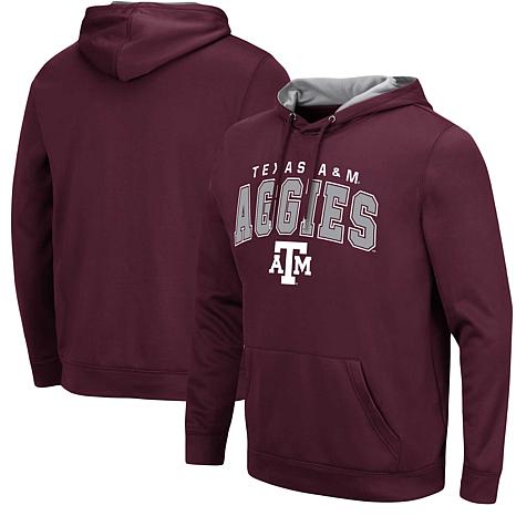 Men's Colosseum Maroon Texas A&M Aggies Resistance Pullover Hoodie ...