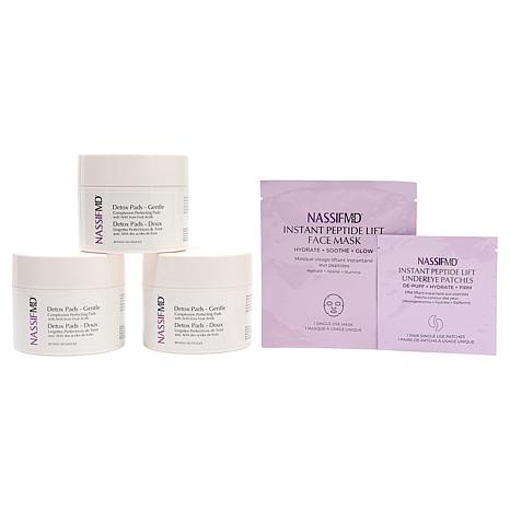NassifMD Detox Pad Trio with Face Mask & Eye Patch Set | HSN