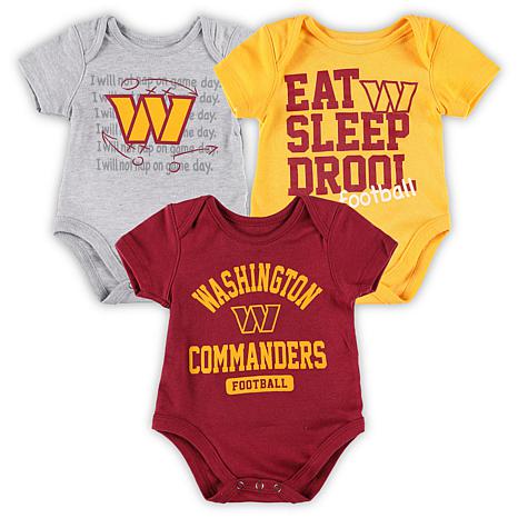 Officially Licensed NFL Newborn & Infant Bodysuit 3pcs., Packers ...