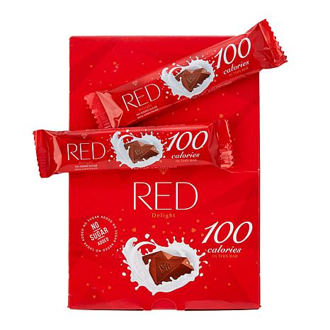 RED Chocolate 24-count Grab & Go Chocolate Bars | HSN