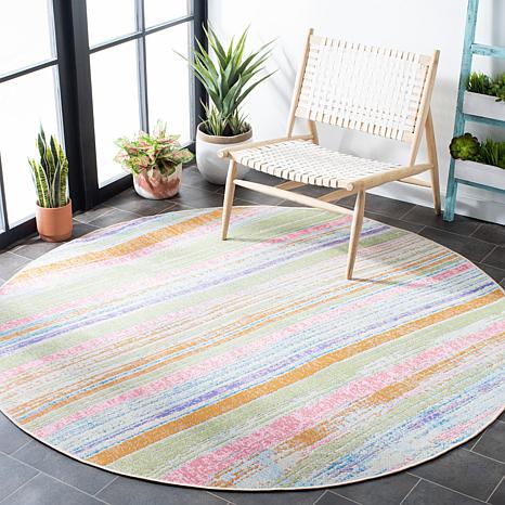 Safavieh Summer Jackson 6'-7" x 6'-7" Round Rug - 9942159 | HSN