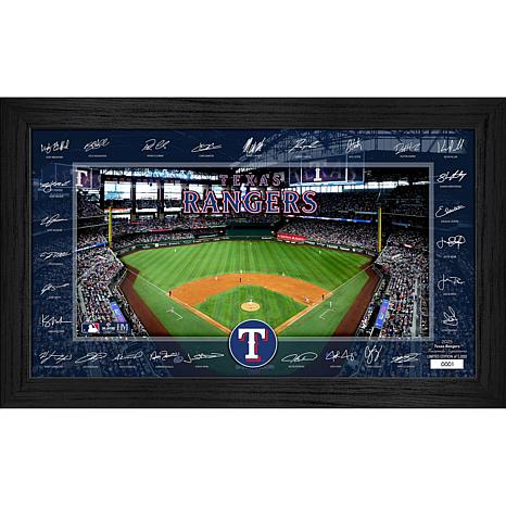Texas Rangers Framed 2025 Signature Field Team Roster - 23699660 | HSN