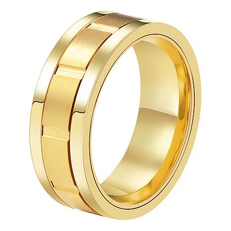 Van Heusen Men's Stainless Steel Spinner Ring - 21806254 | HSN