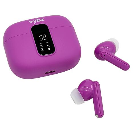 VYBZ Wireless Bluetooth Earbuds w/Quick Charge & LED Display - 23264225 ...