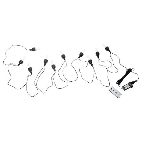 Winter Lane 14.7' Snowflake Projector String Light | HSN