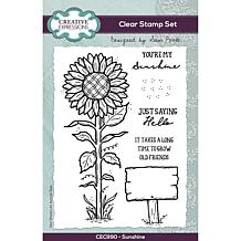 Creative Expressions Sam Poole Angel Bunny 6 in x 4 in Clear Stamp Set ...