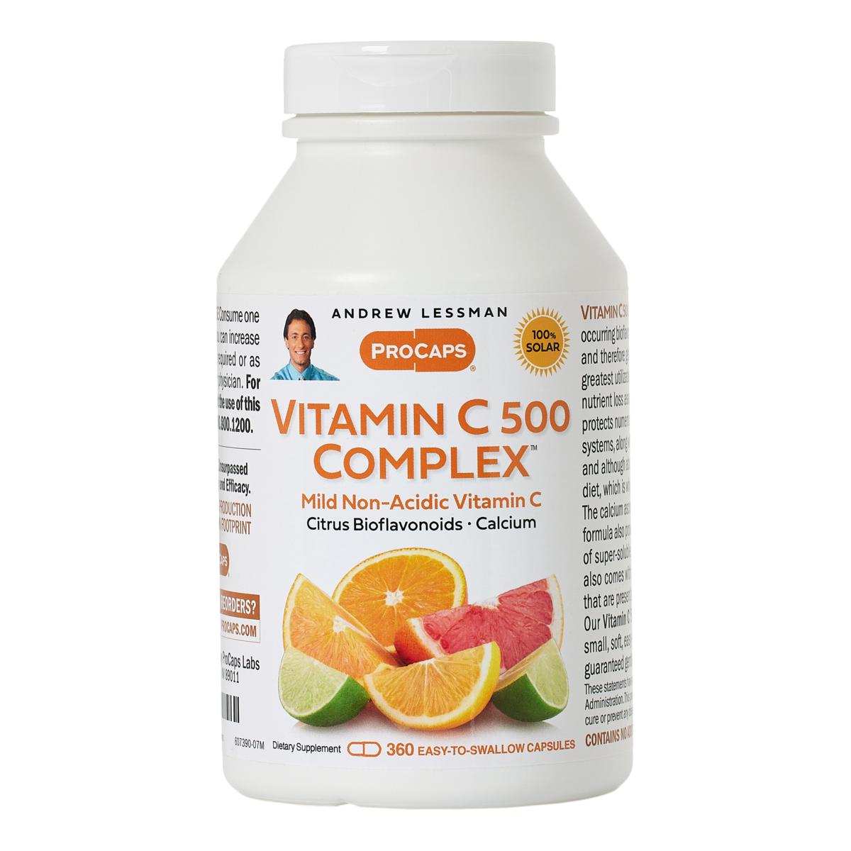 Vitamin C-500 Complex - 360 Capsules - 1763848 | HSN
