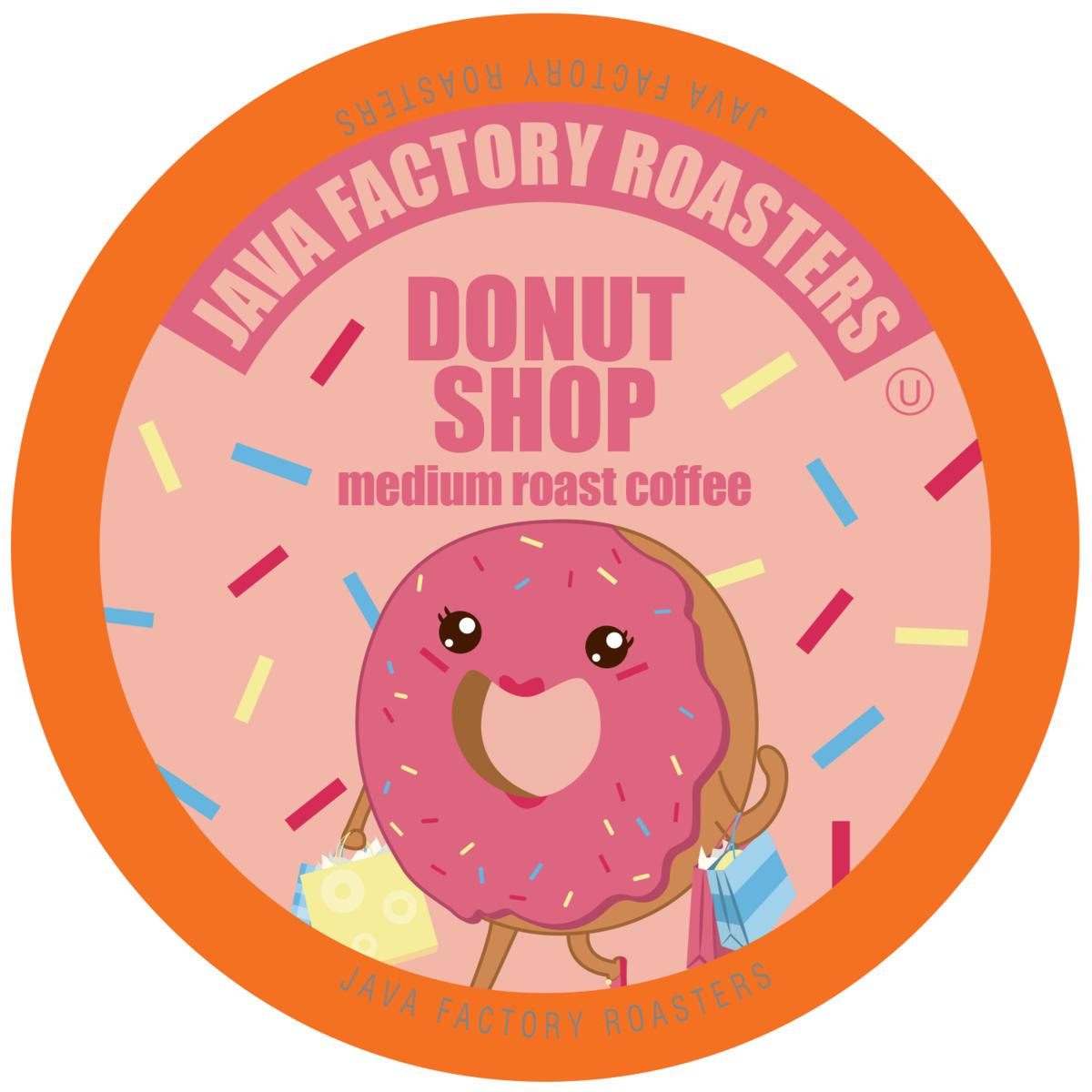 Java Factory Medium Roast Coffee Pods Donut Shop Blend 80-Count | HSN