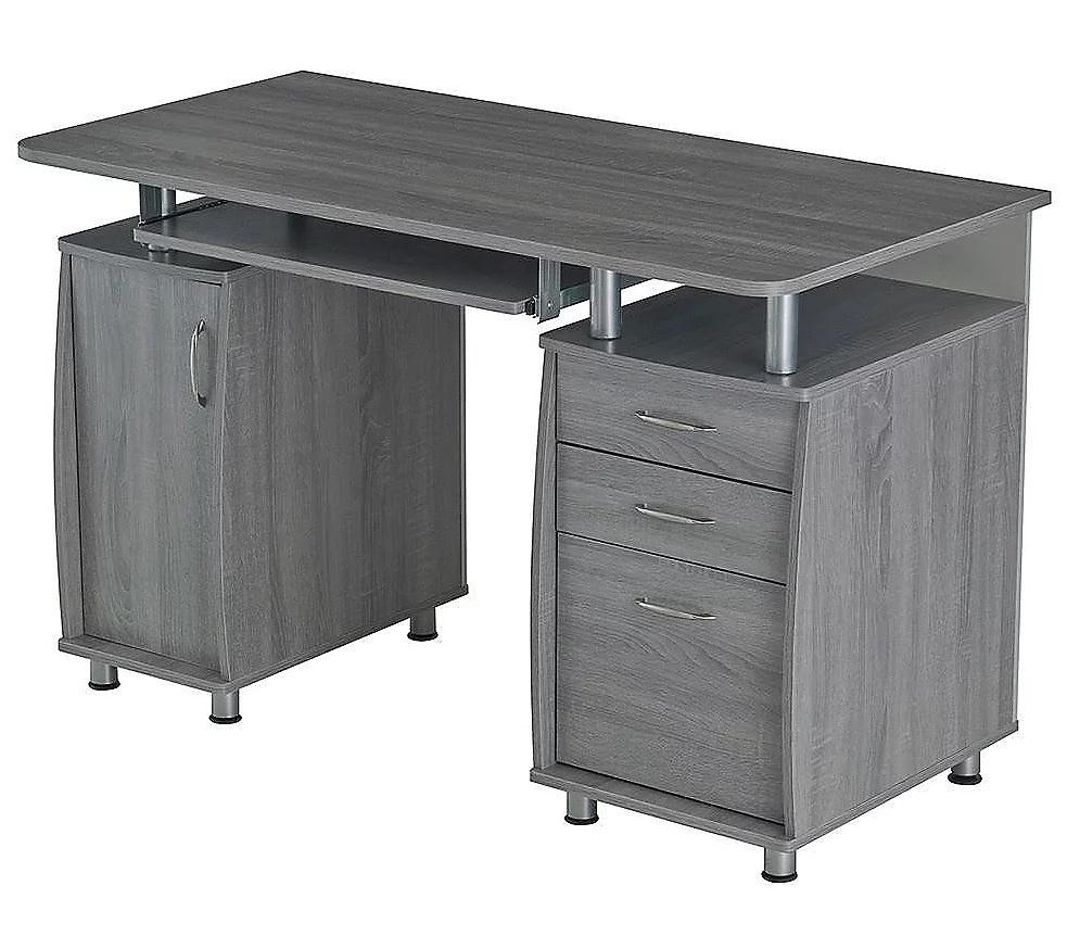 Techni Mobili Workstation Computer Desk with Storage - Chocolate | HSN