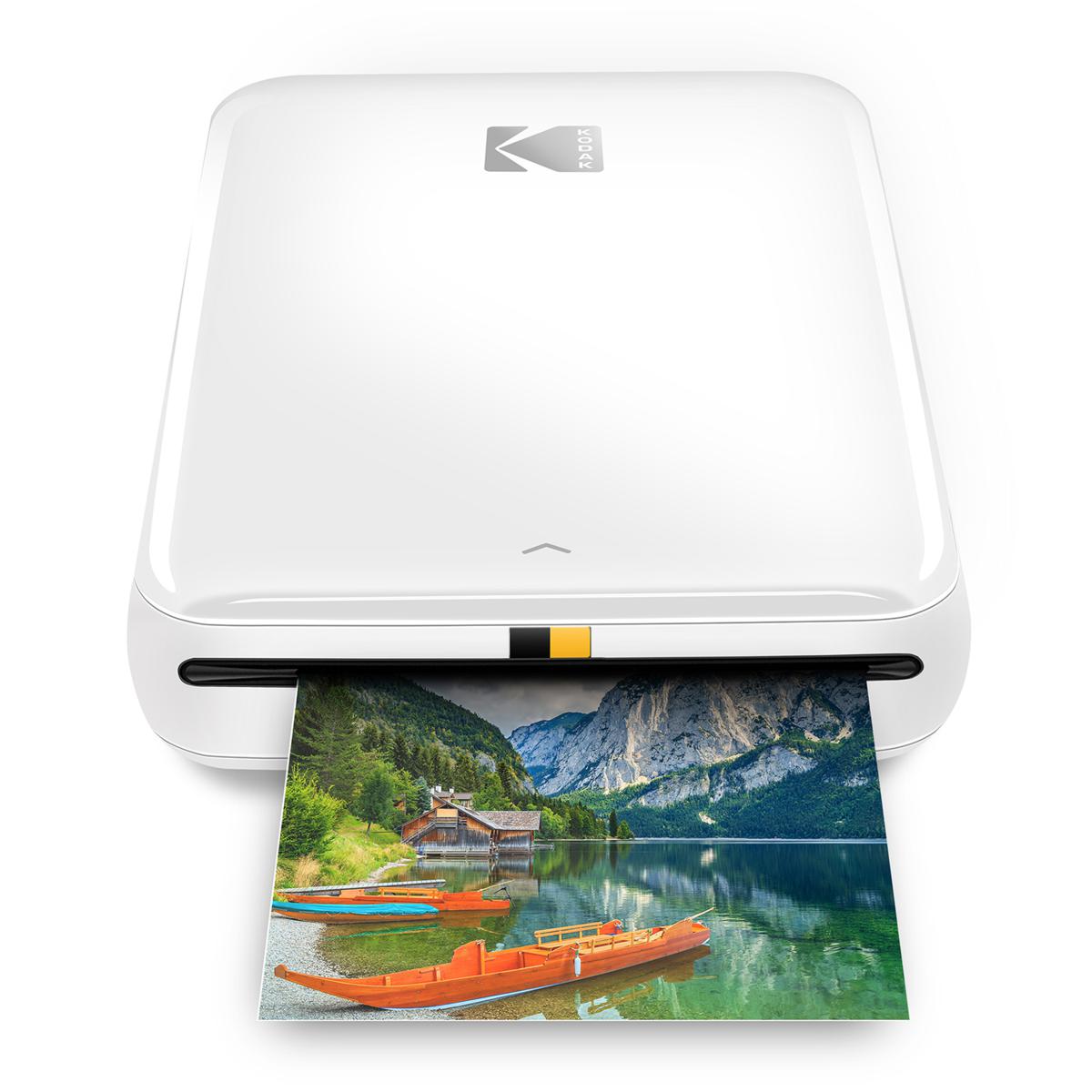 Kodak Step Wireless Mobile Photo Mini Printer (White) | HSN