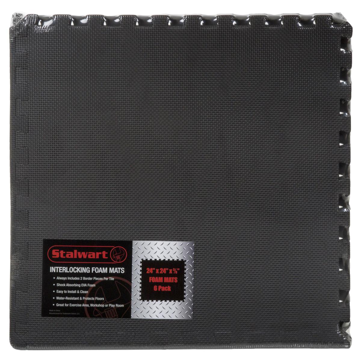 Fleming Supply Foam Mat Floor Tiles, Interlocking EVA Foam Padding ...