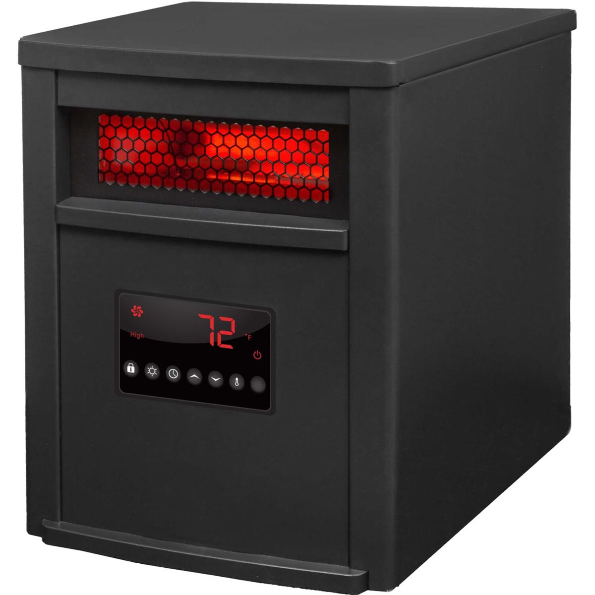 6-Element Infrared Heater with Black Steel Cabinet - 20649341 | HSN