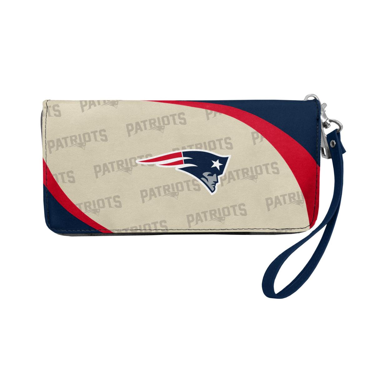 Officially Licensed NFL New England Patriots Curve Zip Organizer | HSN