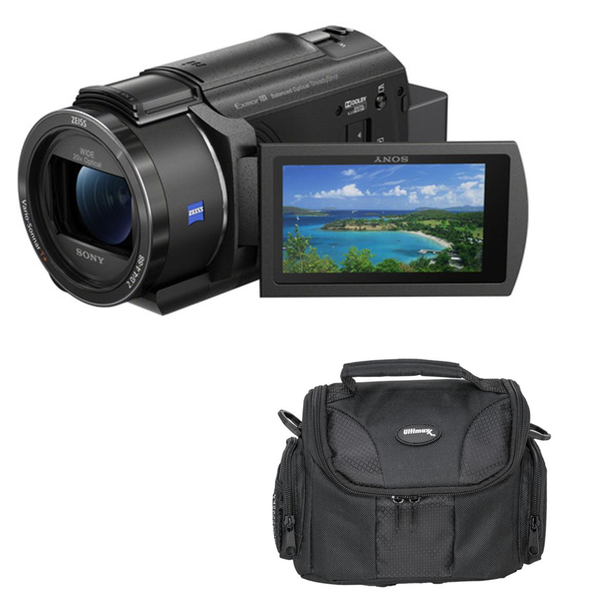 Sony FDR-AX43 UHD 4K Handycam Camcorder Bundle | HSN