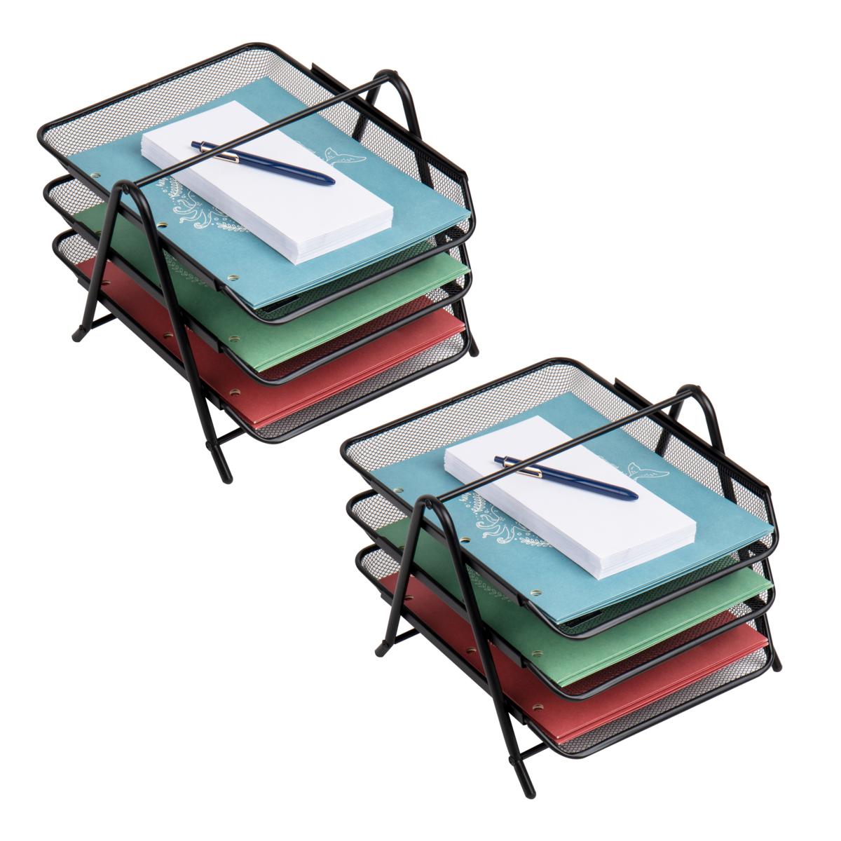 Mind Reader Network Collection Paper Tray File Organizer Metal Mesh | HSN
