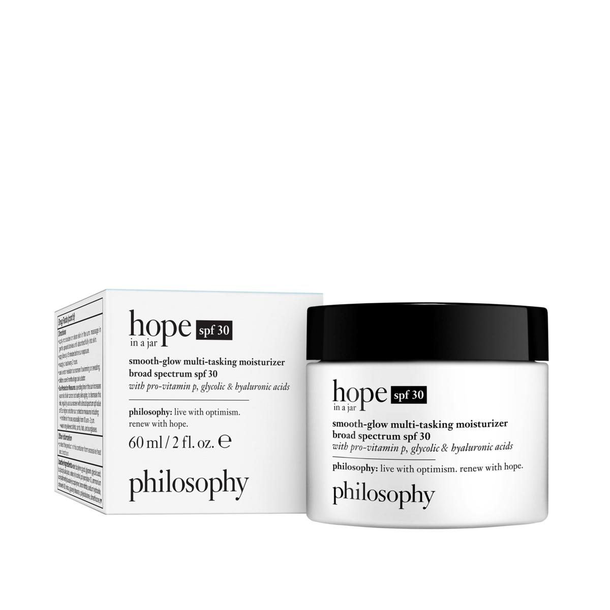 philosophy hope in a jar smooth-glow multi-tasking moisturizer 2 oz ...