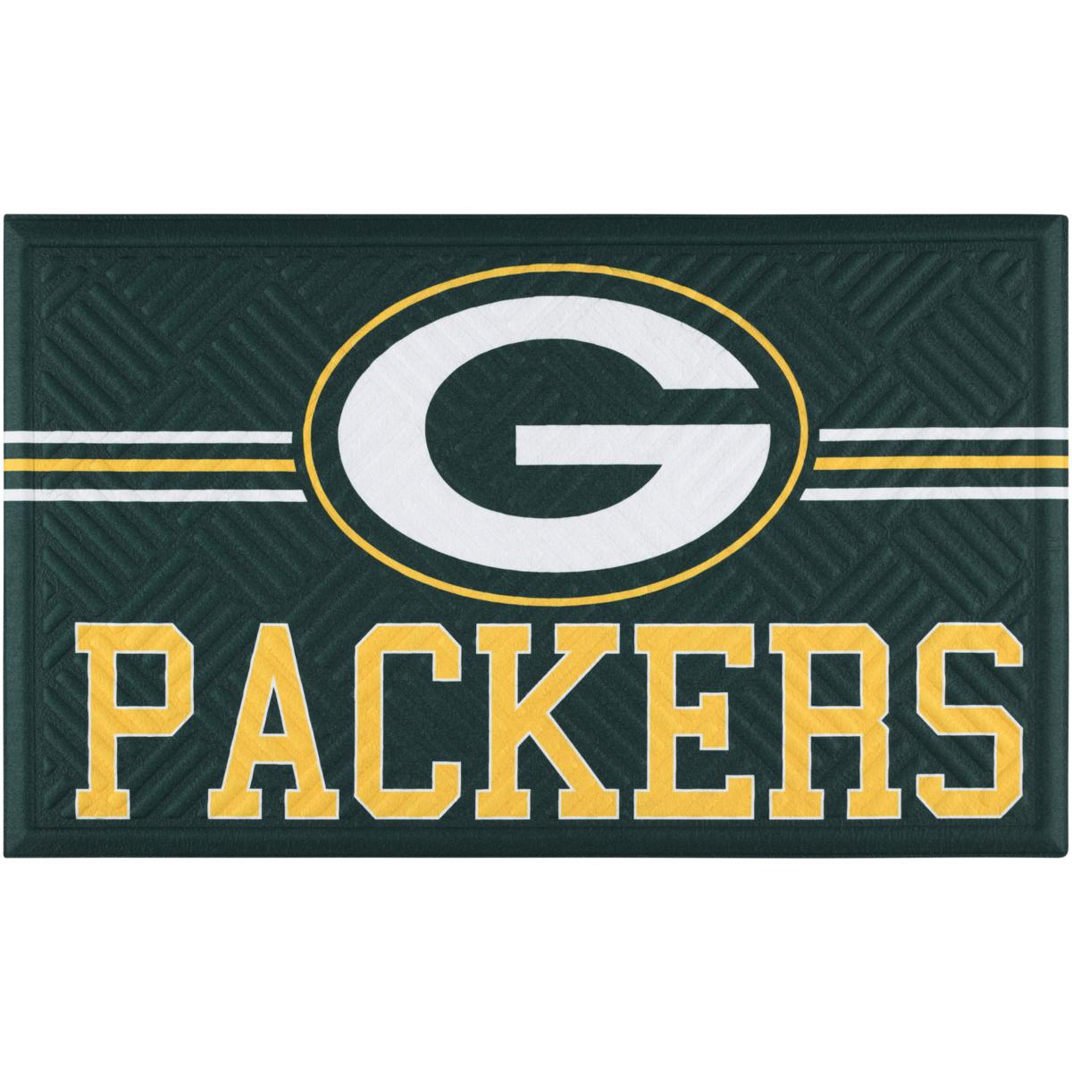 Green Bay Packers Embossed Door Mat - 21631387 | HSN