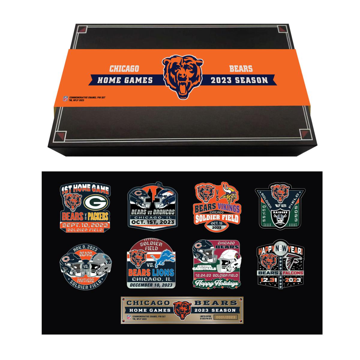 MOJO Chicago Bears 2023 Game Day Pin Collector Set - 22195840 | HSN