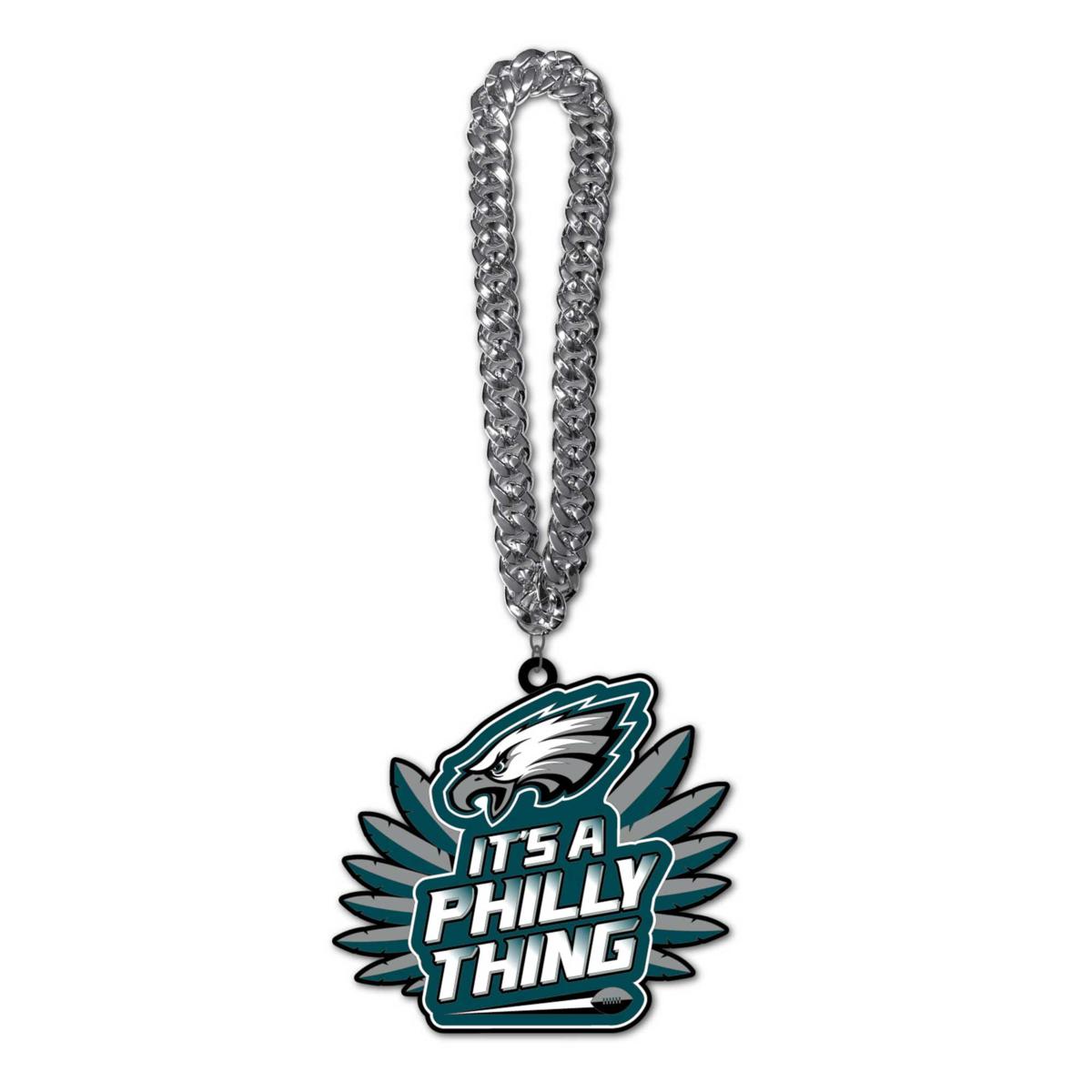 MOJO Philadelphia Eagles Slogan Fan Chain Necklace | HSN