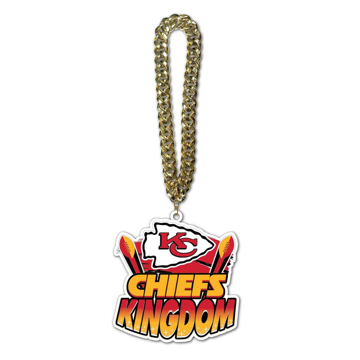 MOJO Kansas City Chiefs Slogan Fan Chain Necklace - 22196104 | HSN