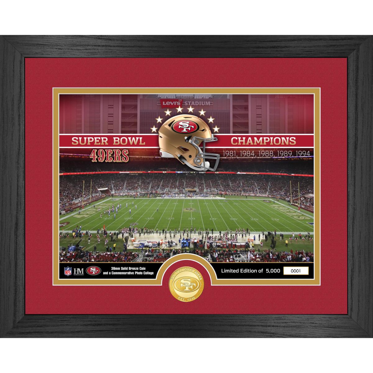 Officially Licensed NFL 49ers Stadium Bronze Coin Photo Mint - 22332401 ...