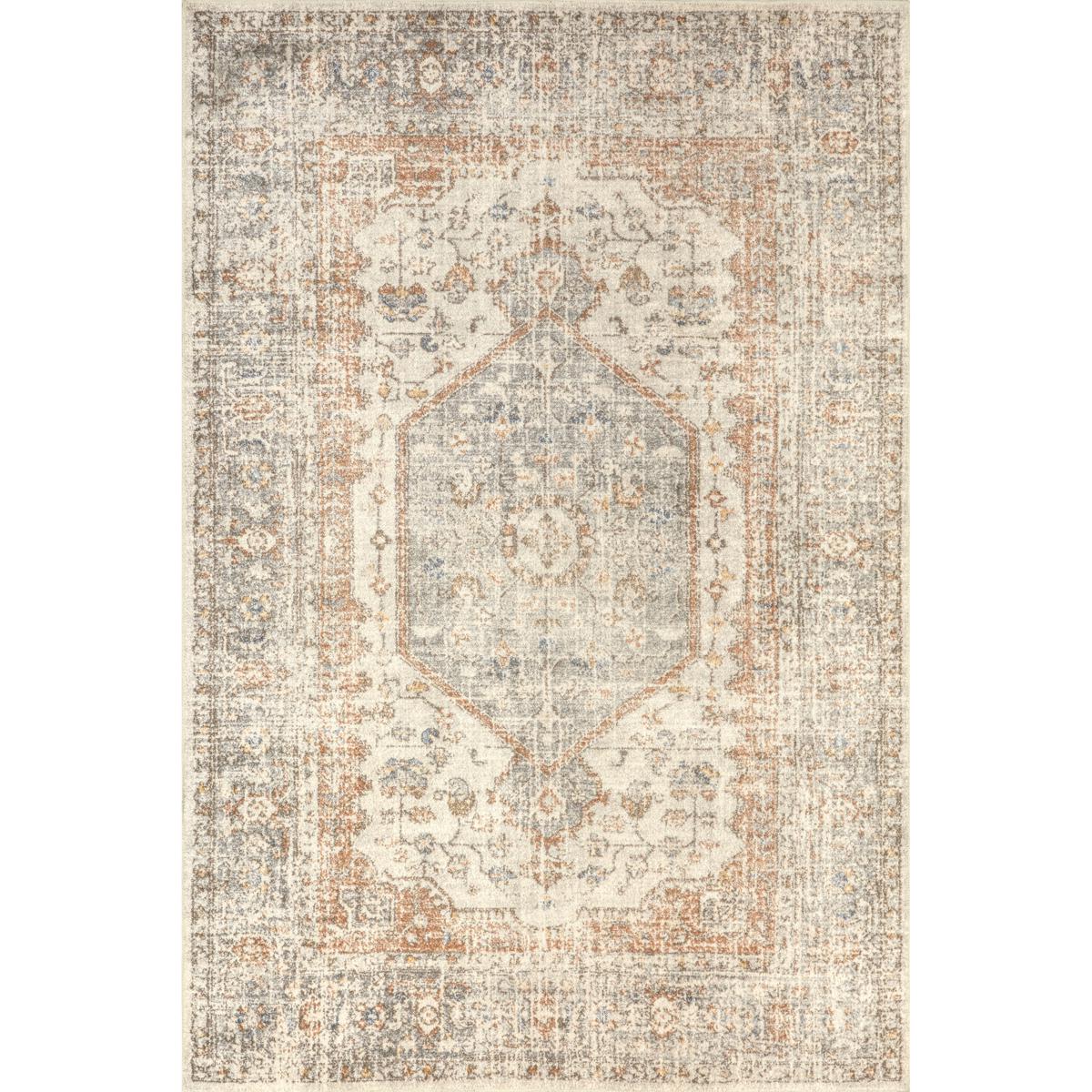 nuLOOM Jacquie Machine Washable Vintage Floral Area Rug - 10092700 | HSN