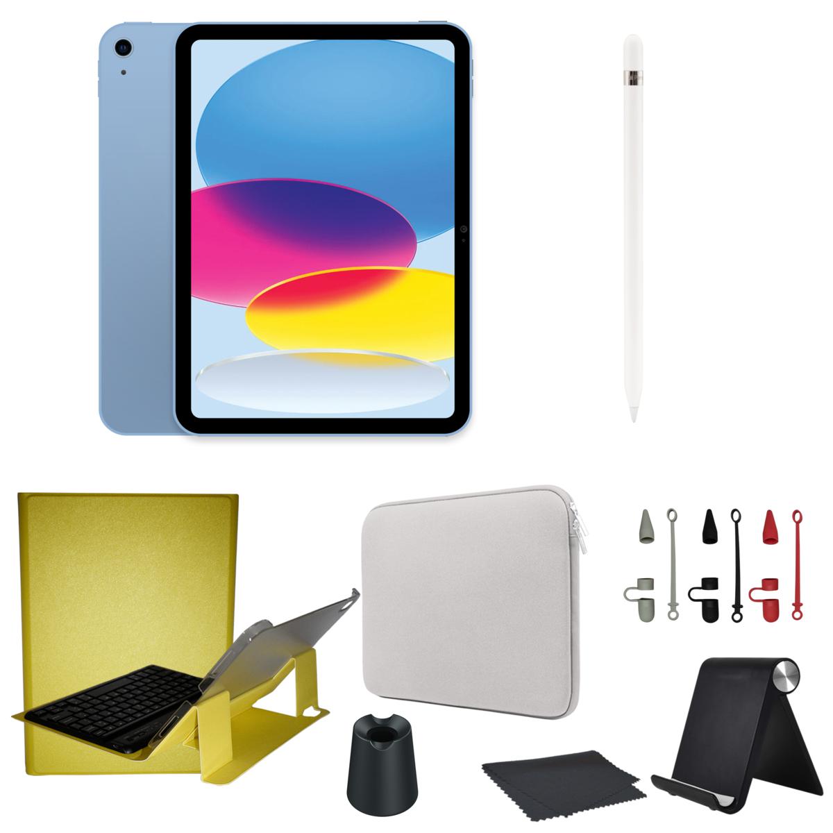 Apple iPad 10.9 10th Gen Wifi with Apple Pencil Bundle - 10092836 | HSN