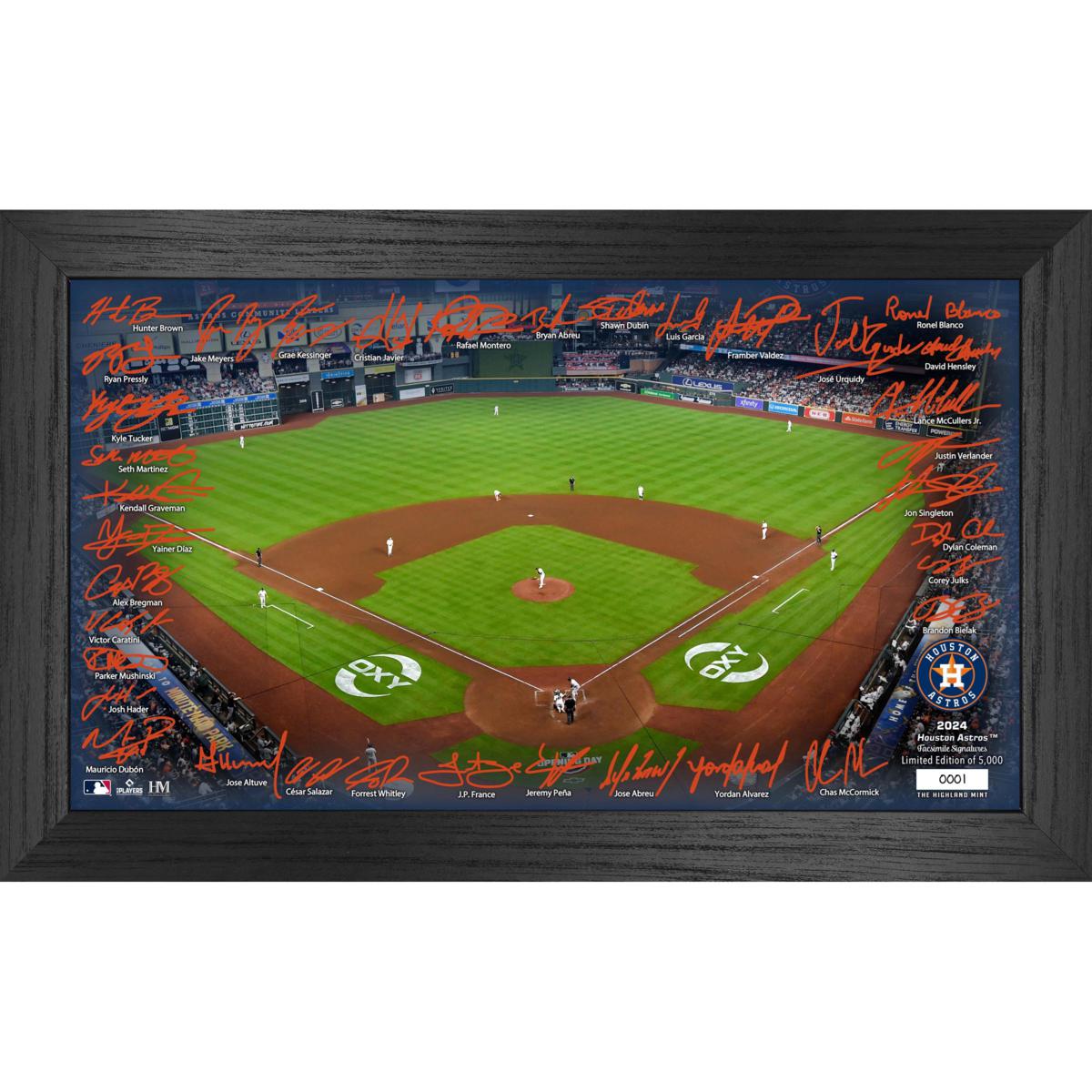 Officially Licensed MLB/MLBPA Houston Astros 2024 Signature Field ...