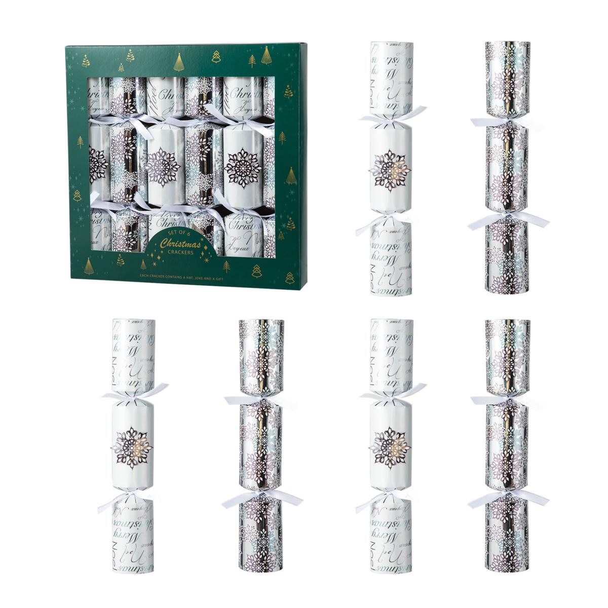 6-pack Christmas Snowflake Party Cracker with Gift Contents - 23335438 ...