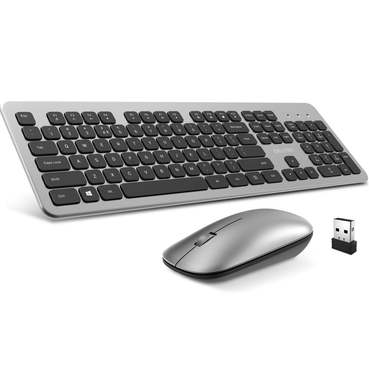 Delton K100 Wireless Computer Keyboard and Mouse Set - 23492977 | HSN