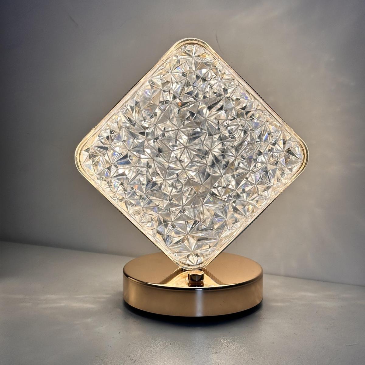 LAX Gadgets Night Light Diamond LED Crystal Lamp | HSN