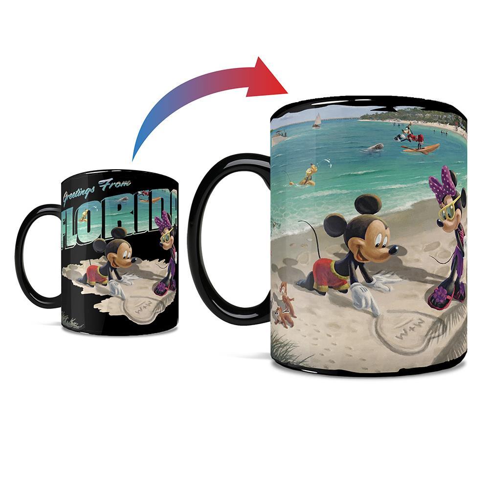 Morphing Mugs® Heat-Sensitive Clue Mug - Mickey & Minnie in Florida ...